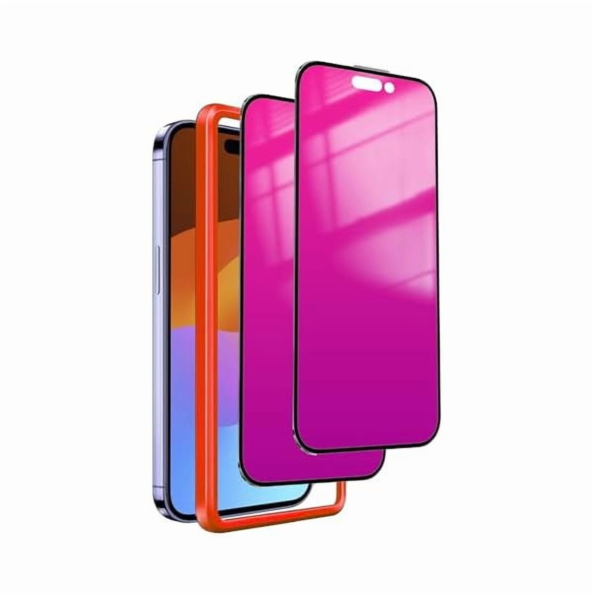can Compatible with iPhone 15 Pro Max Privacy Screen Protector 2 Pack ...
