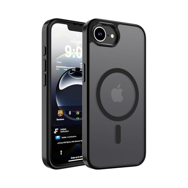 can Magnetic Matte Case for iPhone 17e/iPhone 16e 6.1-Inch, [Compatible ...