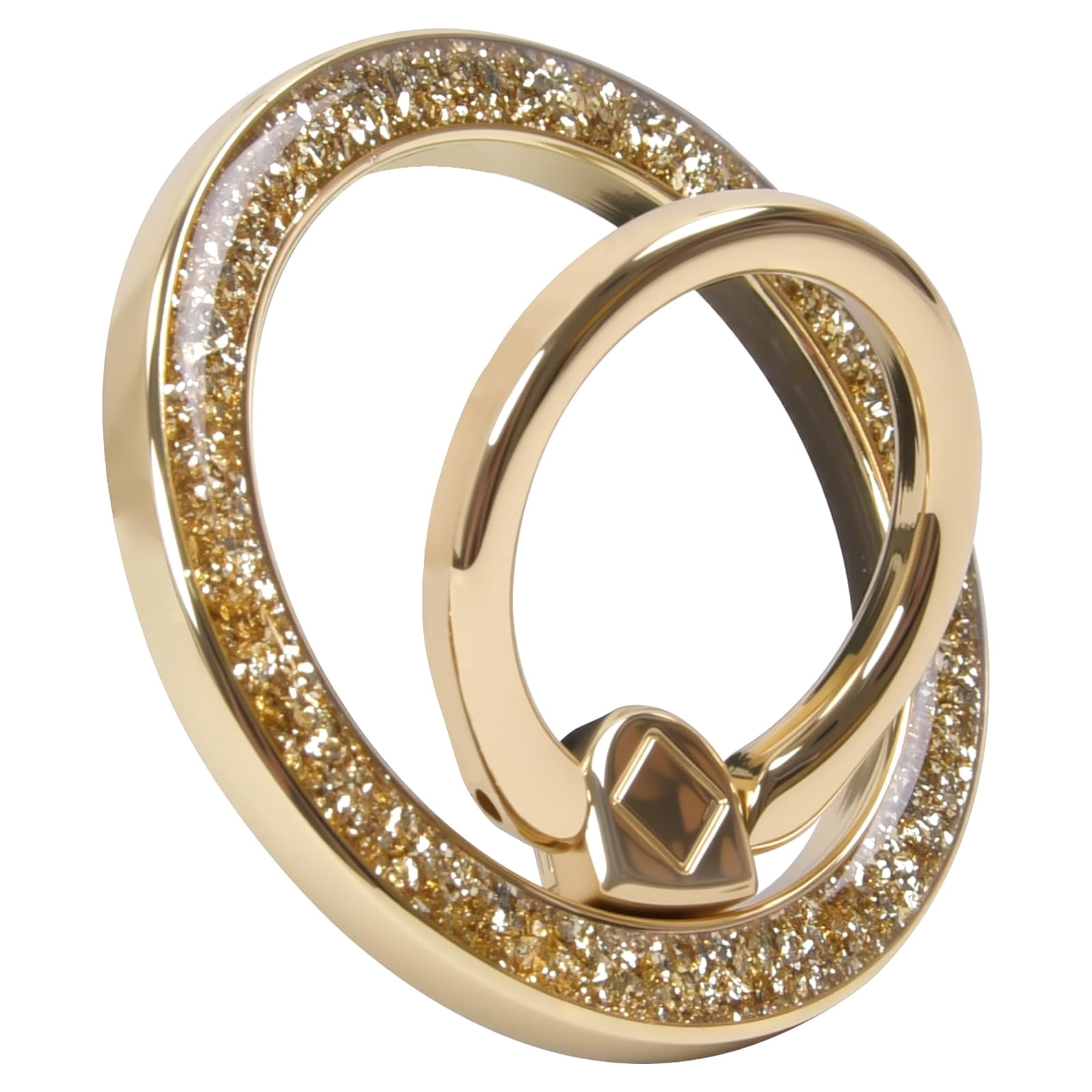 can Magnetic Phone Ring for MagSafe Grip [Super Magnet] Gold Twinkle ...