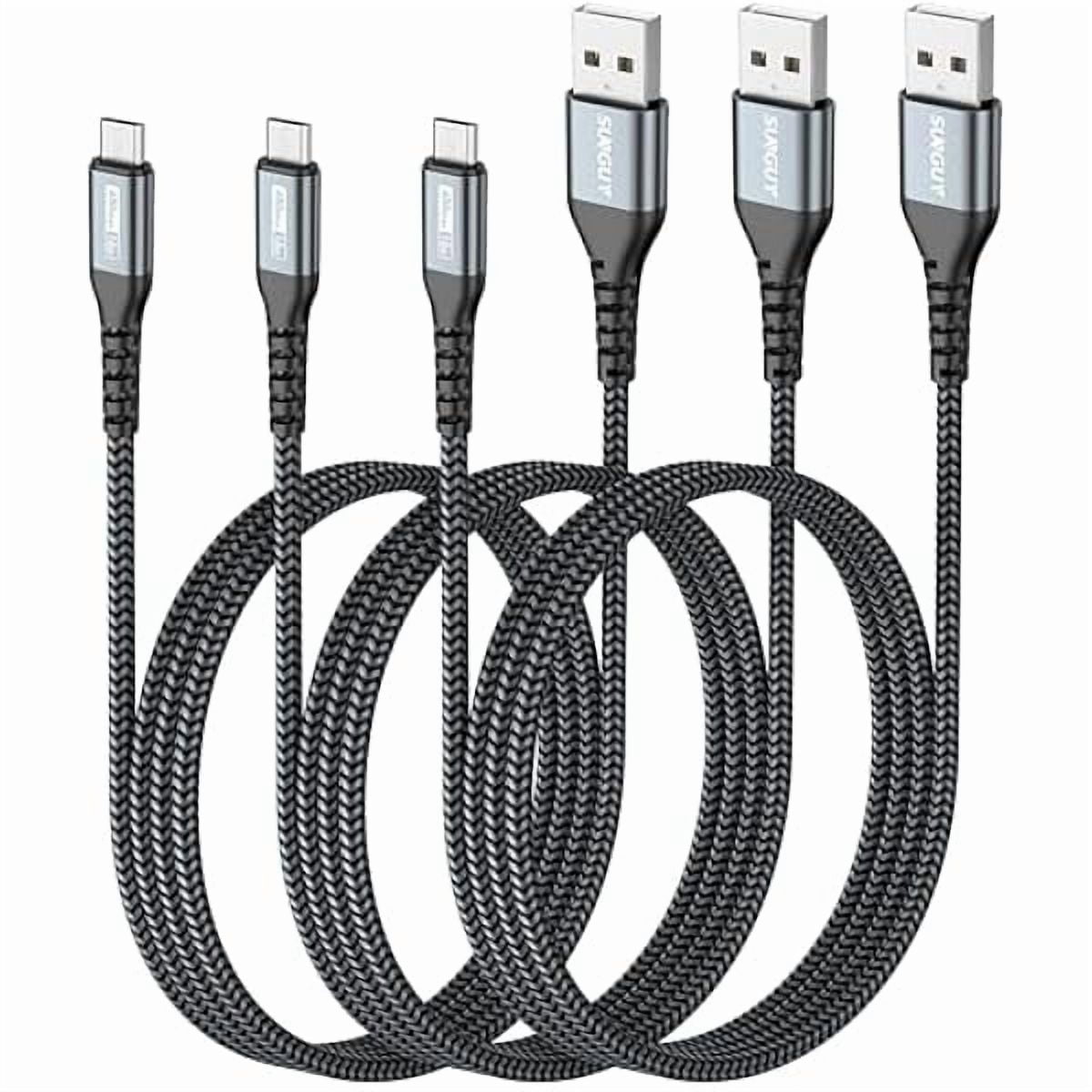 can Micro USB Cable 3FT [3Pack], 18W USB to Micro USB Cable Fast ...