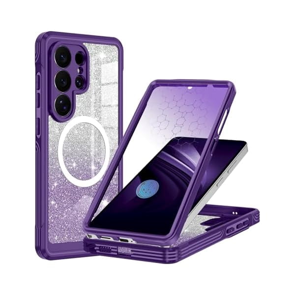 can for Samsung Galaxy S26 Ultra Case,Built-in Tempered Glass Screen ...