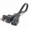 can Short AC Power Cable, 1ft(0.3m) 18AWG Figure 8 Universal Power Cord ...