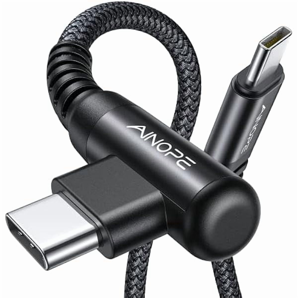 can USB C Cable 60W 2-Pack 3.3ft Nylon Braided USB C to USB C Cable ...