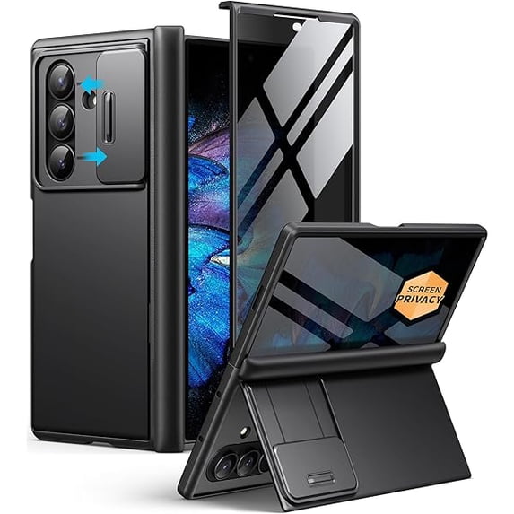 can for Z Fold 7 Case with Privacy Screen Protector, [Anti Spy] Hidden ...