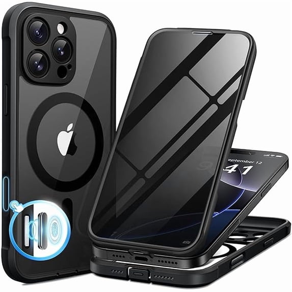 can for iPhone 16 Pro Max Case, Compatible with MagSafe, Built-in ...