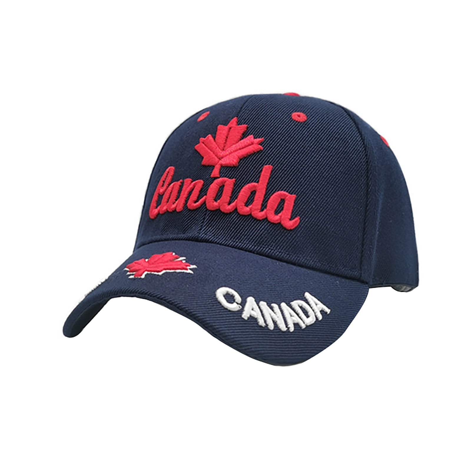 canada baseball cap canada day embroidered maple leaf flag adjustable ...