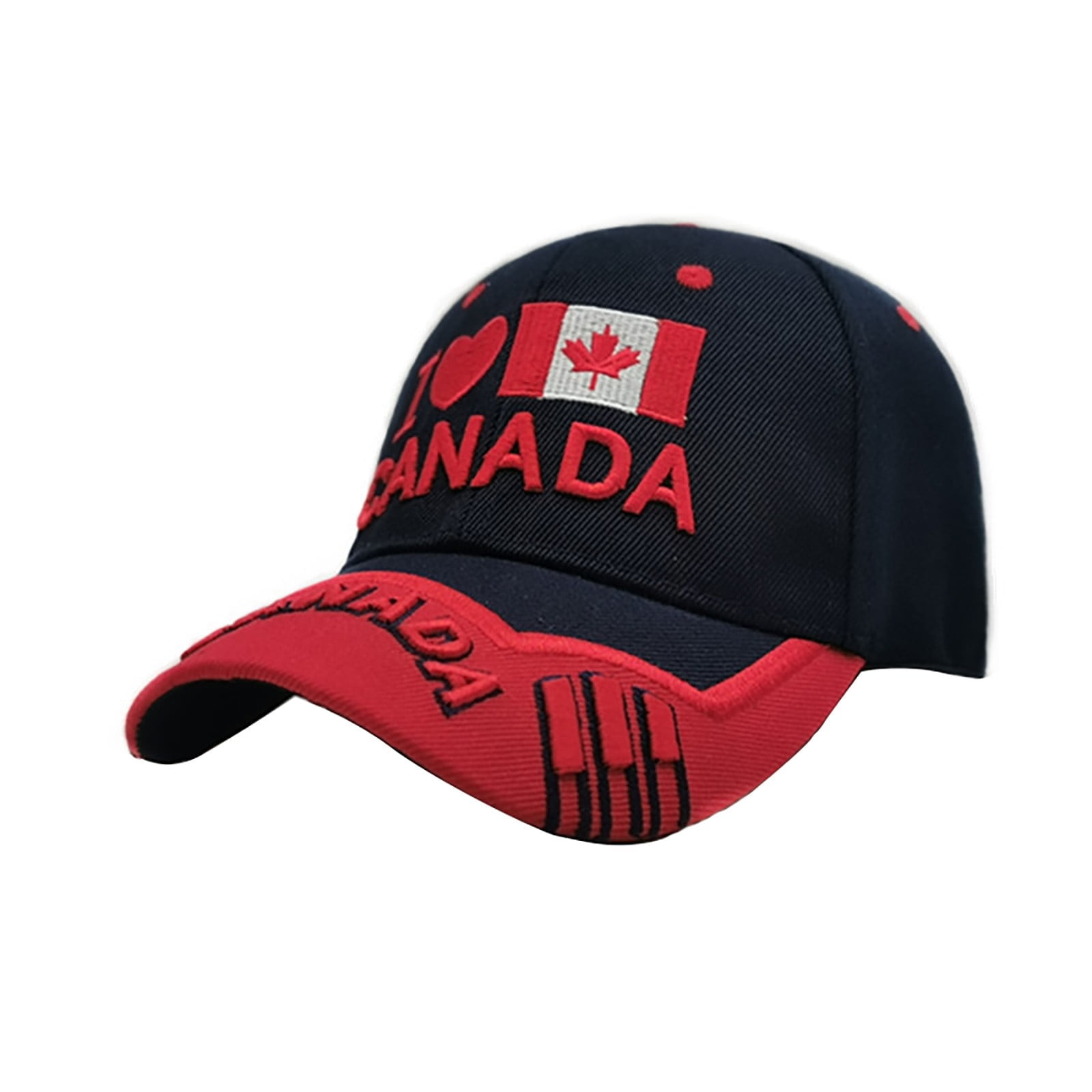 canada baseball cap canada day embroidered maple leaf flag adjustable ...