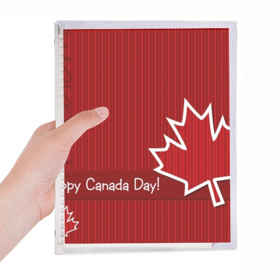 canada flavor happy canada day notebook loose diary refillable journal ...