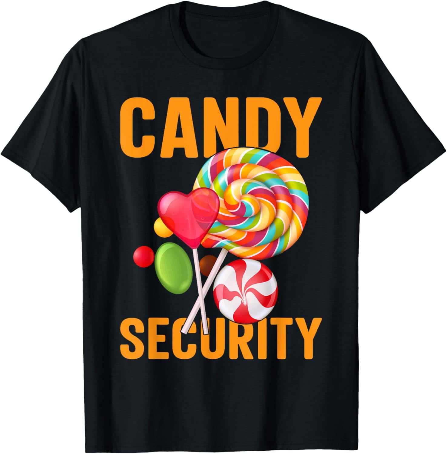 candy land costumes adult candy land tee candy security T-Shirt ...