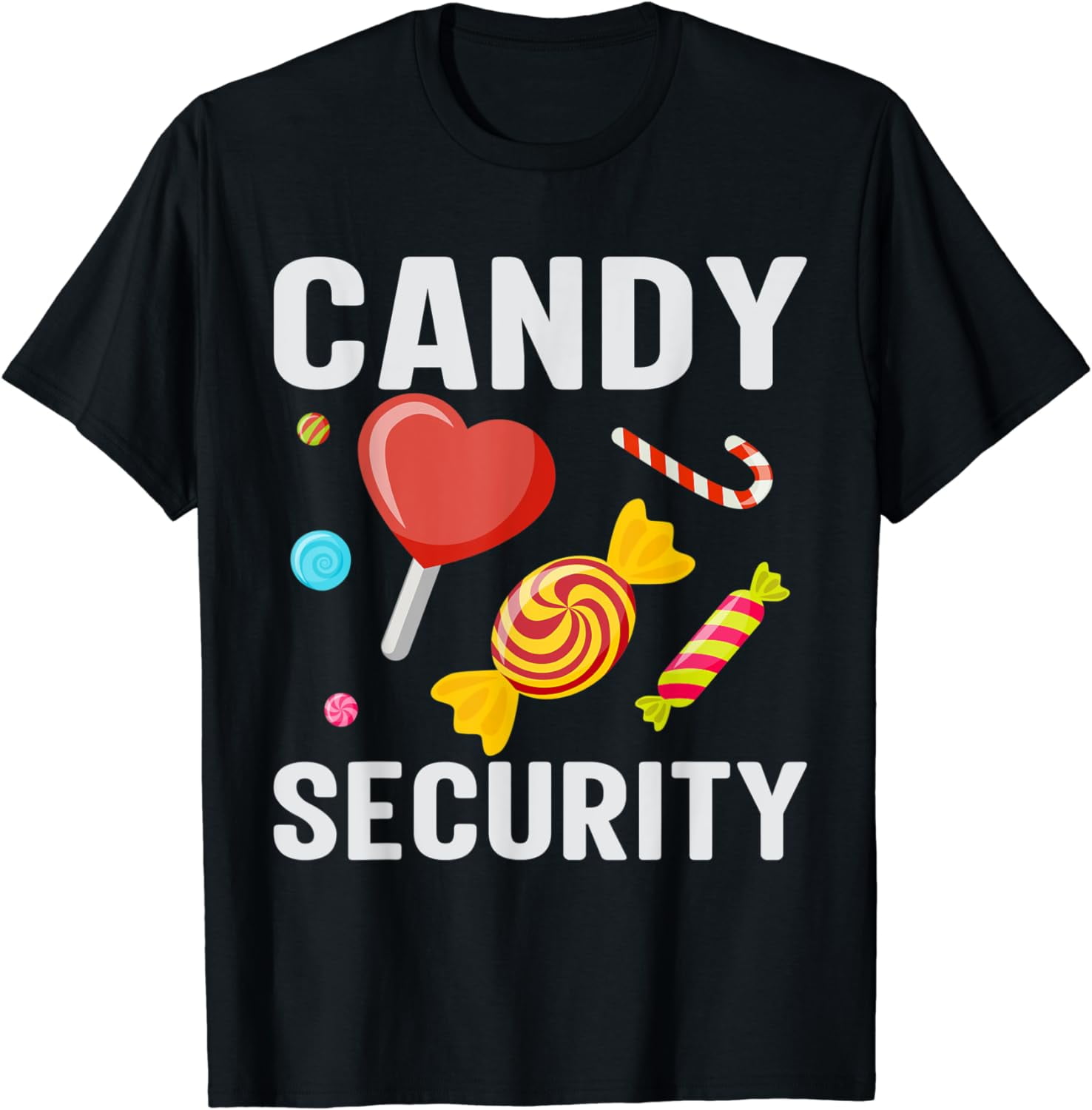 candy land costumes adult candy land tee candy security T-Shirt ...