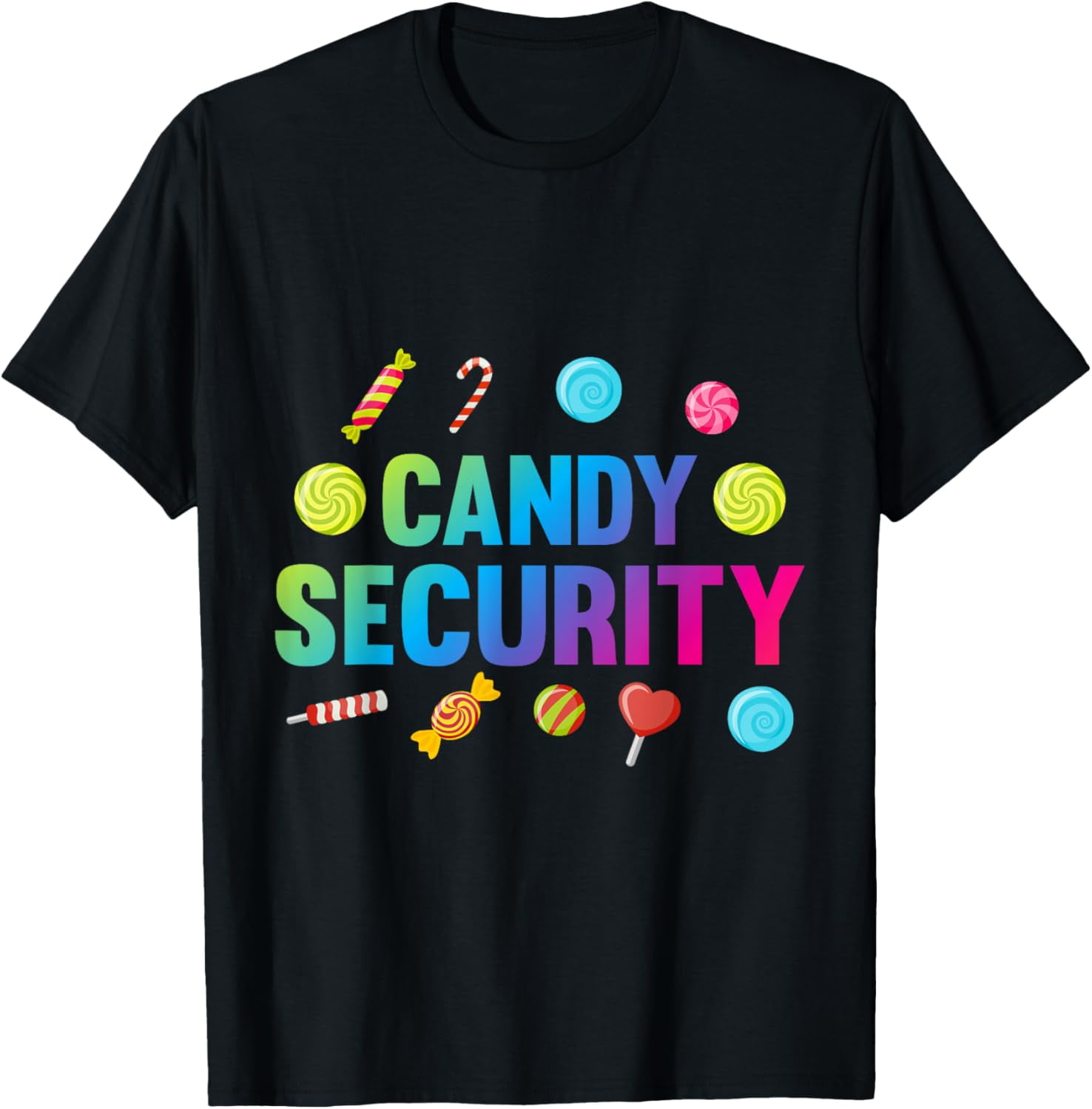 candy land costumes adult candy land tee candy security T-Shirt ...