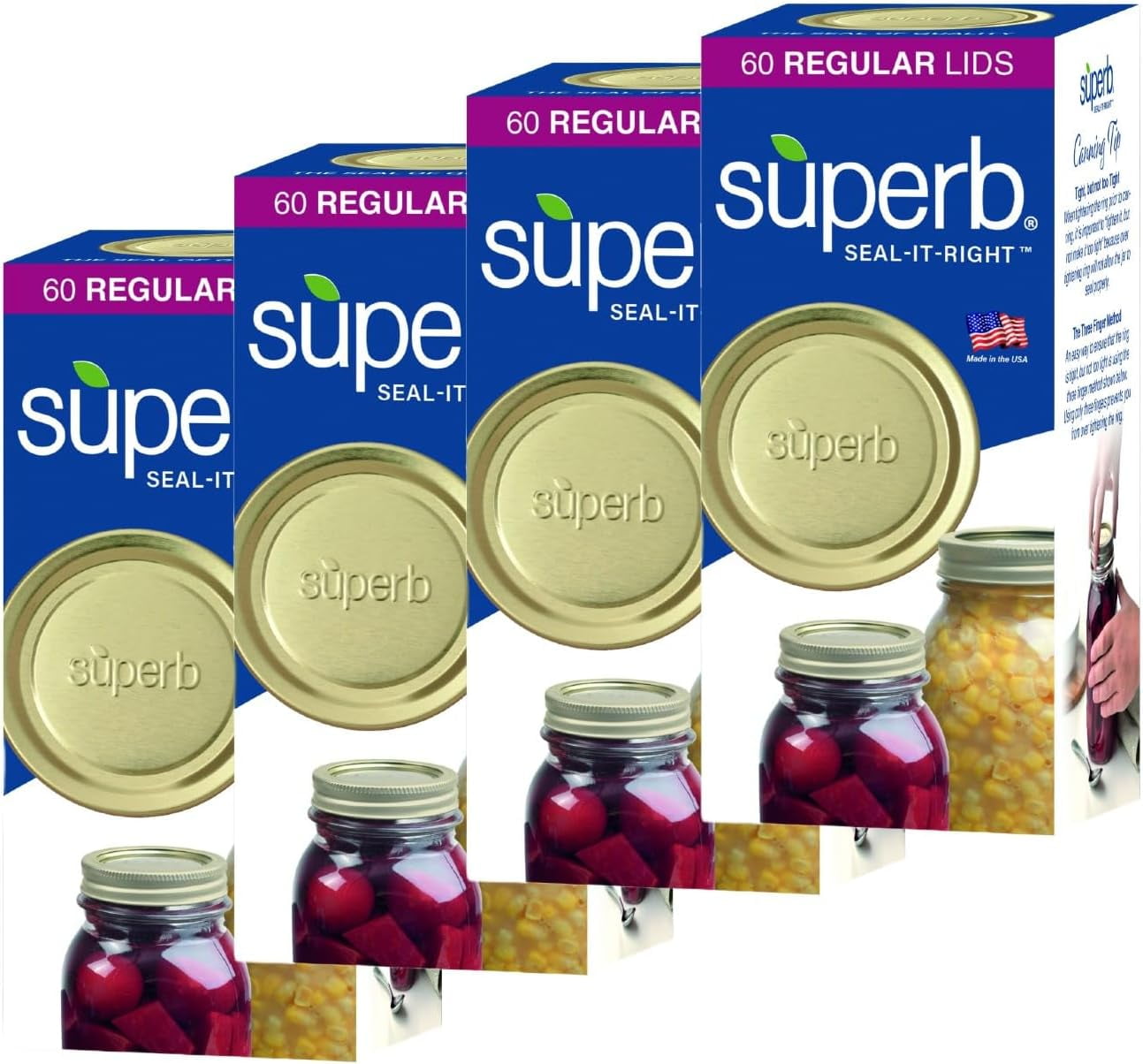 Canning Lids - Mason Jar Regular Mouth Lid Toppers Fit Ball and Kerr ...