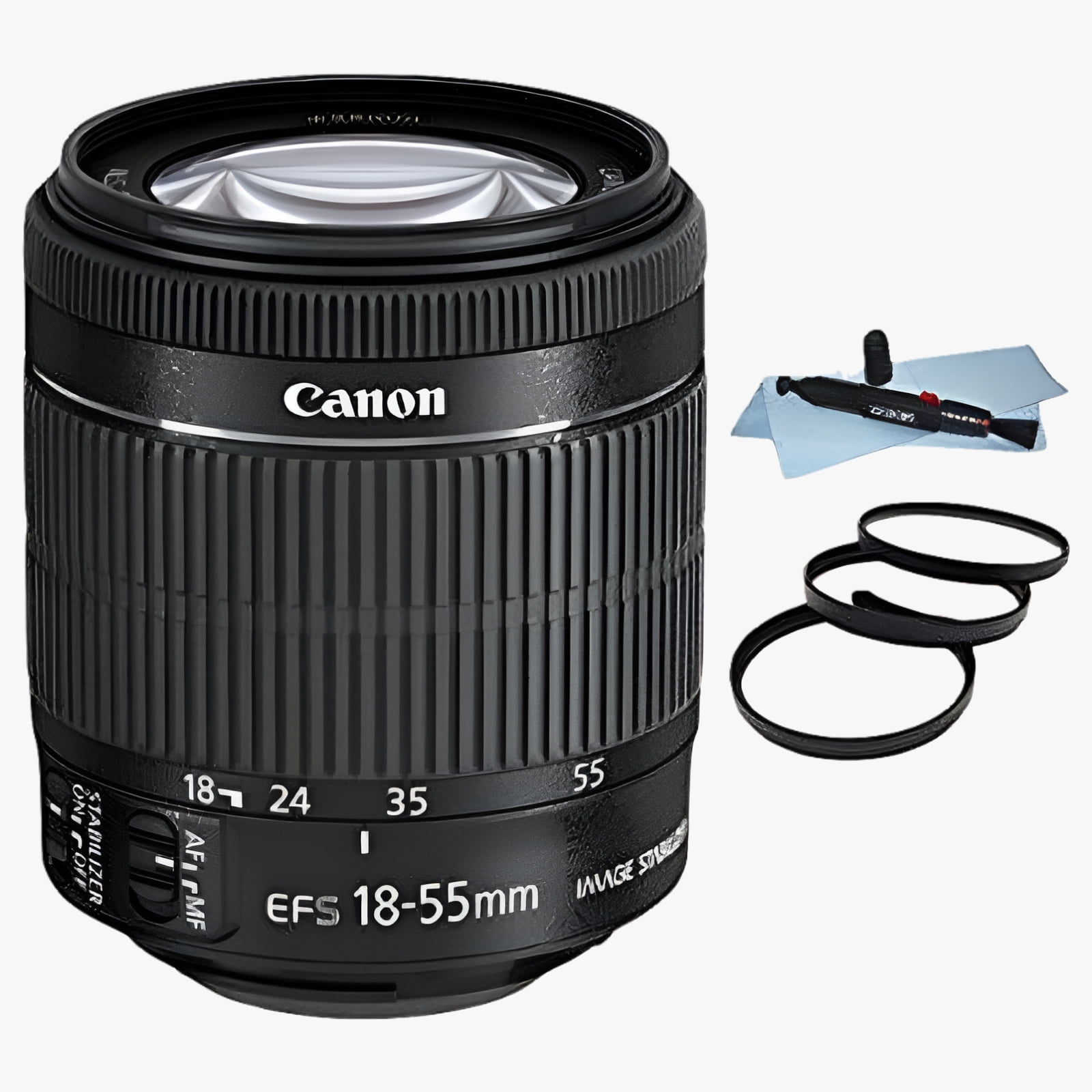 canon ef-s 18-55mm f/3.5-5.6 is stm lens (white box) for canon eos slr ...