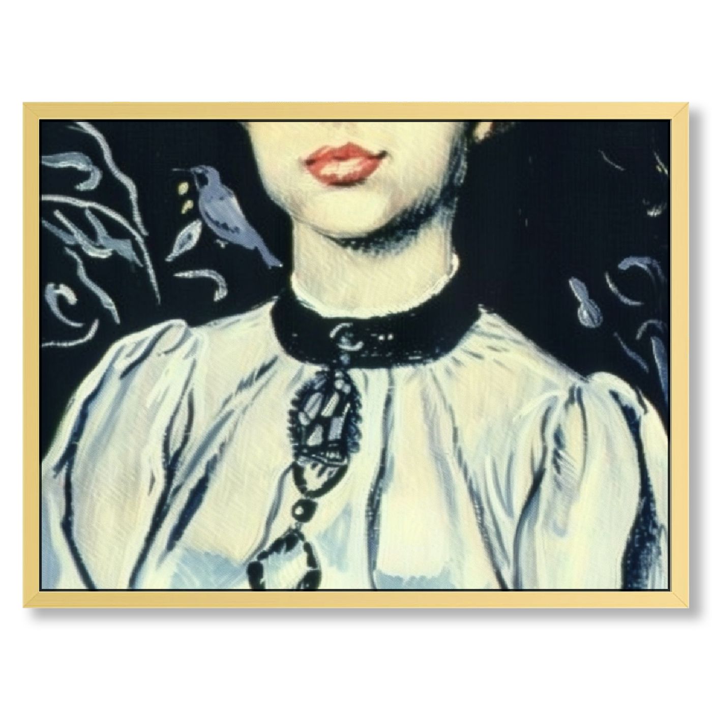 canvas wall art - Greta Moll Poster - portrait Paintings - Classic ...