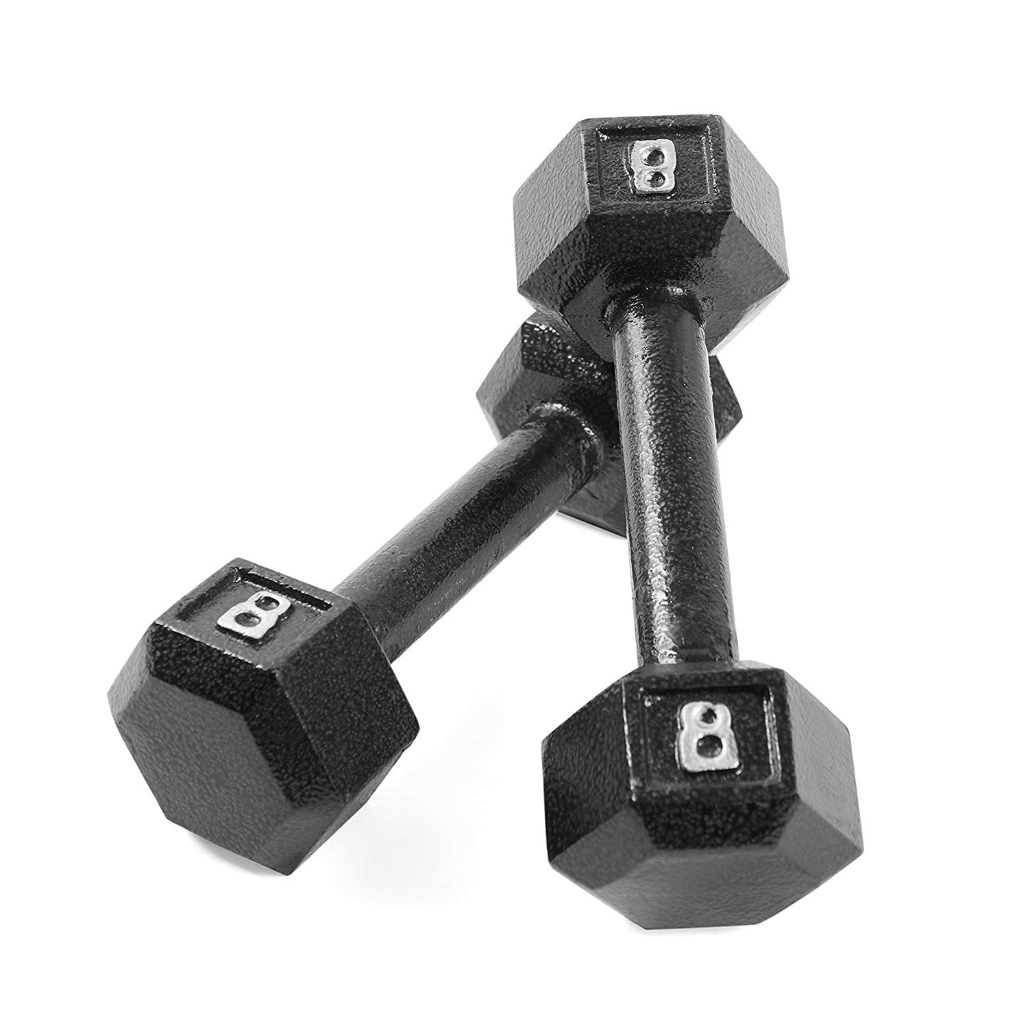 cap barbell original hex dumbbell weights, single, black - Walmart.com