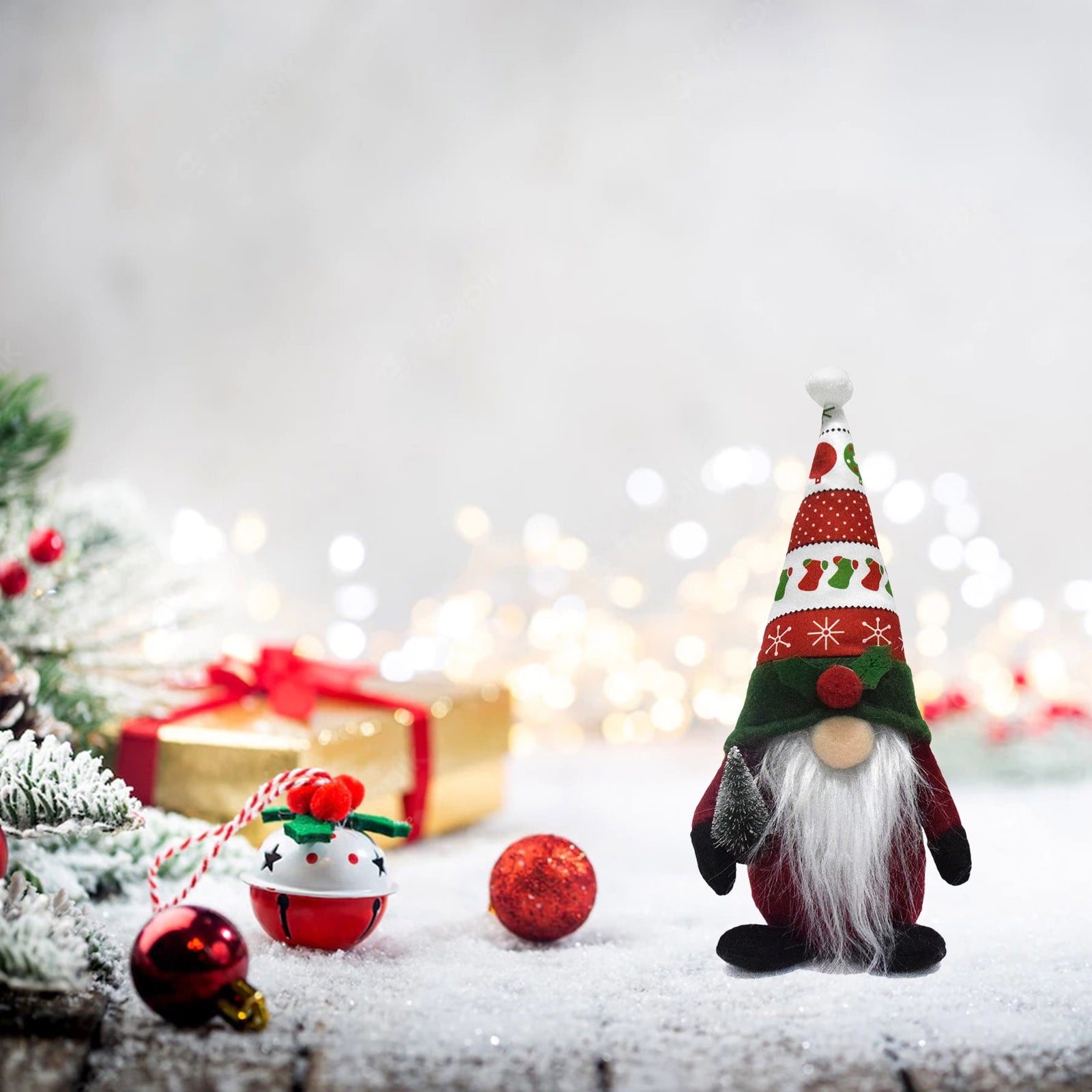 capino 1Pcs Gnomes Christmas Decorations, Plush Xmas Gnome Elf Santa Dolls Christmas Ornaments ...