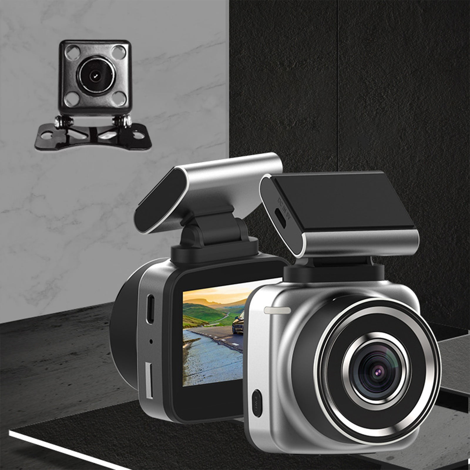 capino 2K Camera Dash Cam for Cars, Driving Recorder with Hidden HD ...