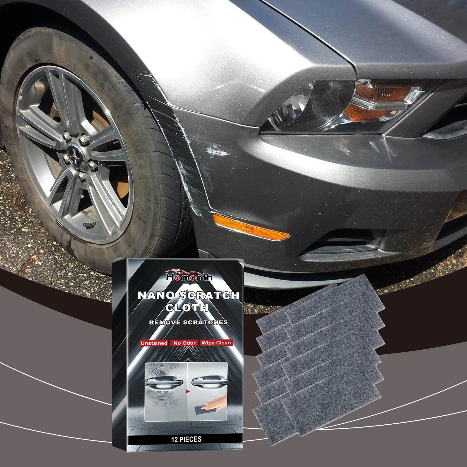 capino Car Scratches Remover, Quick Repair Scratch Cloth for Car Scratchess, Easily Repair Paint ...