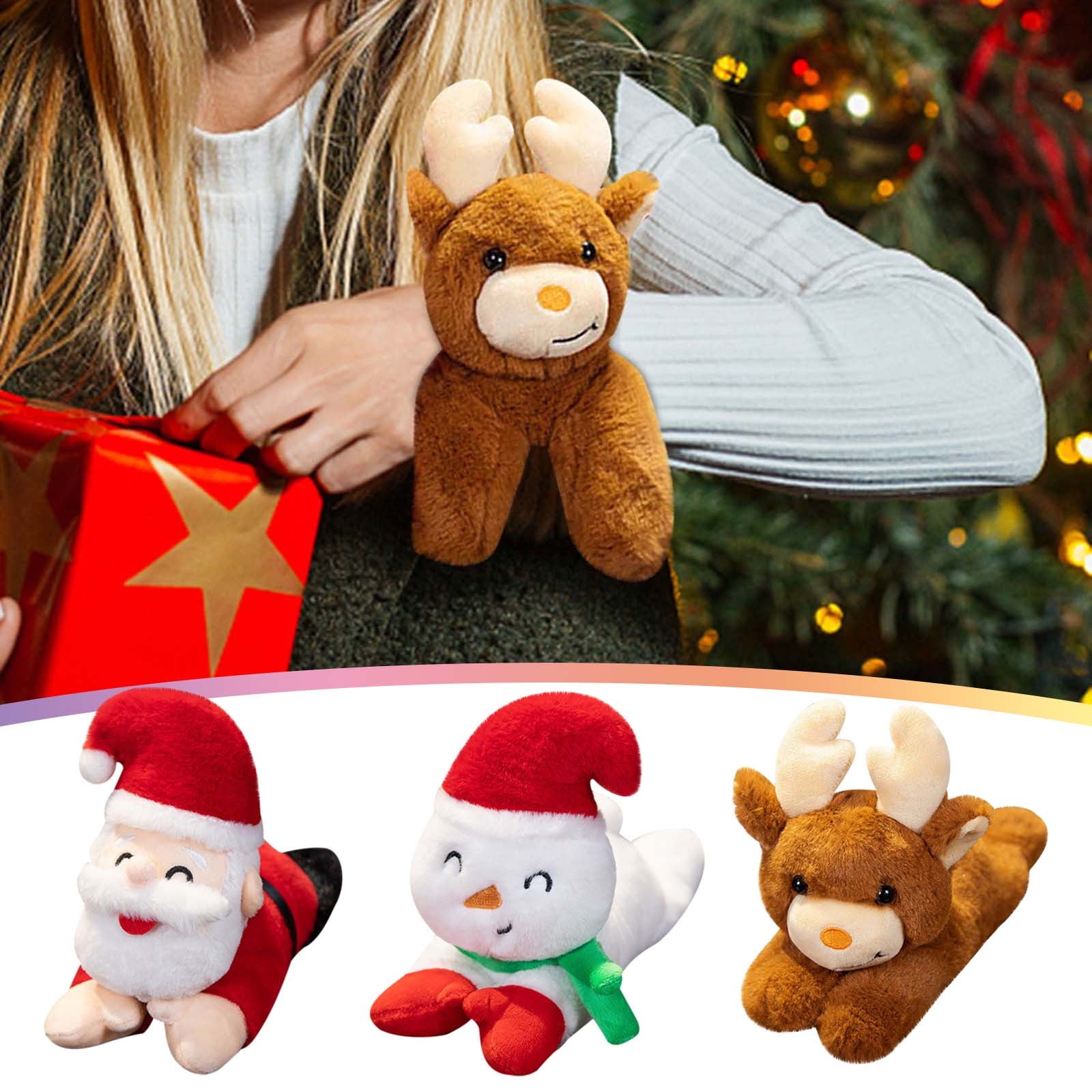 Donemore Christmas Snap Circle Deer Clap Ring Snowman Christmas Stuffed ...