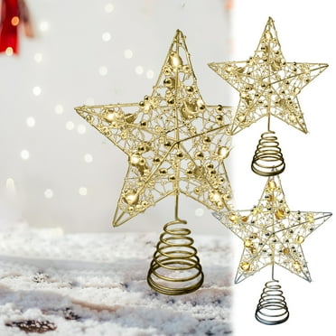 Walmart's Lightweight Gold LED Christmas Star Tree Topper with 30 ...