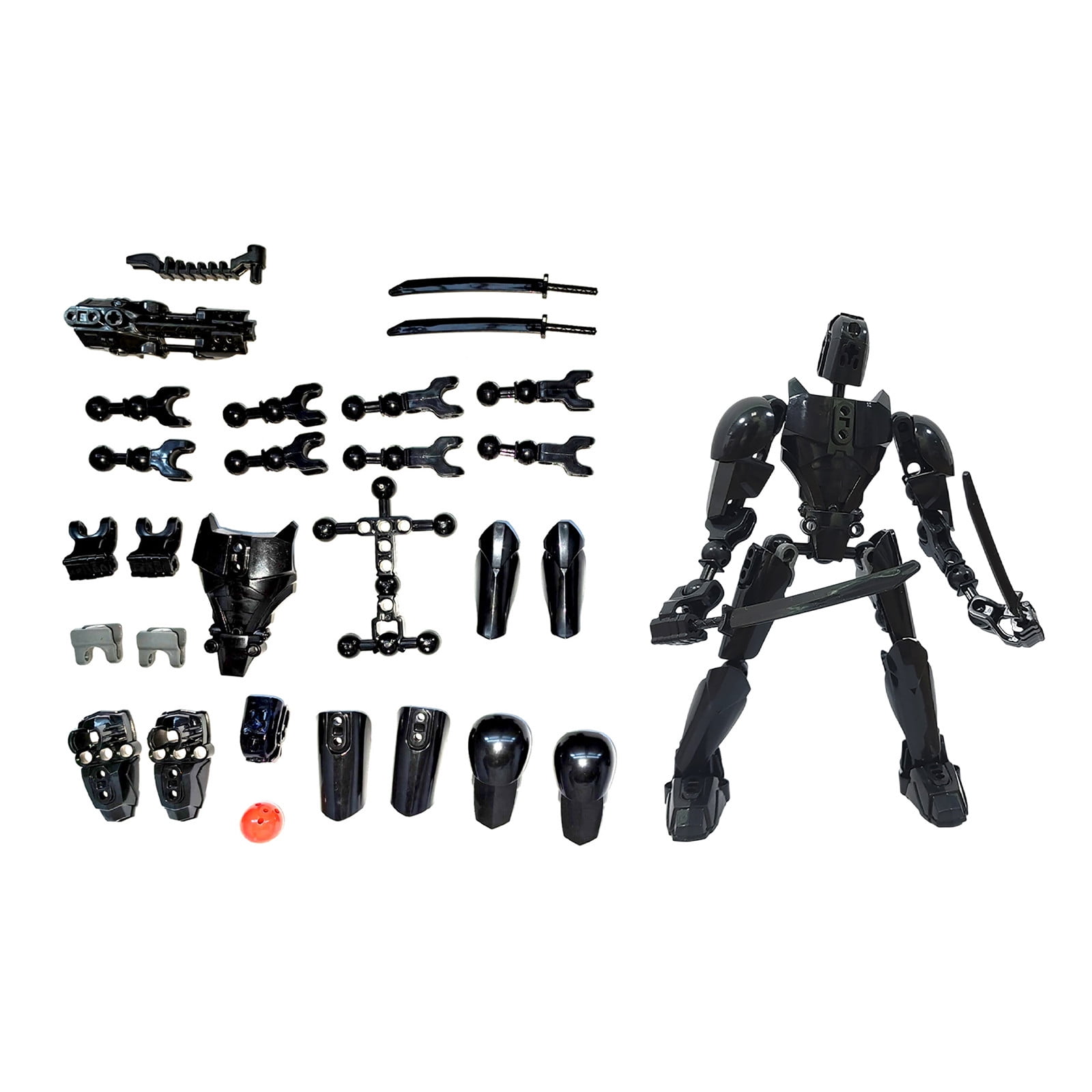 capino Multi-Jointed Movable, Action Figure, DIY Assembling Dummy Model ...