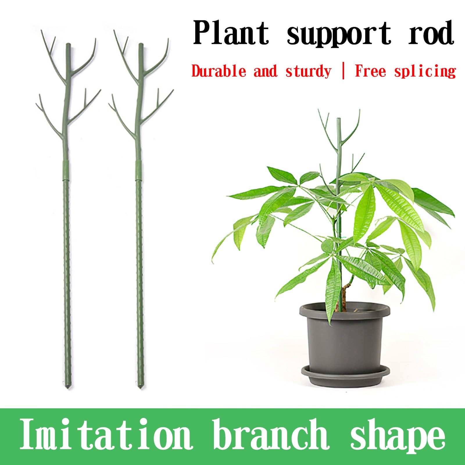 Donemore Plant Stake Support, Garden Single Stem Support Stake Plant ...