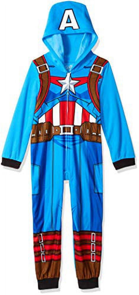captain america avengers blanket sleeper pajamas - Walmart.com