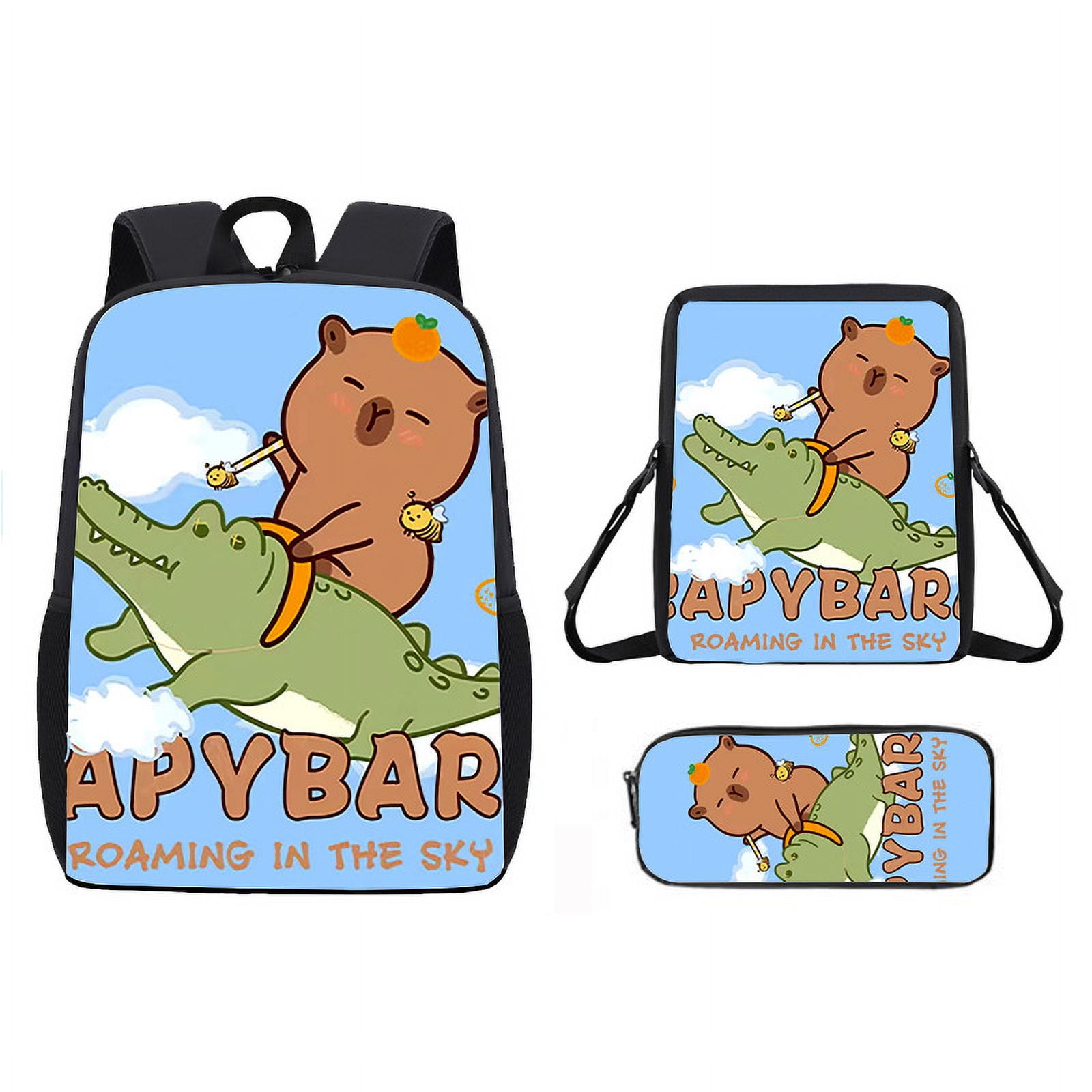 capybara backpack capybara lunch box Youth Backpack Back to school ...