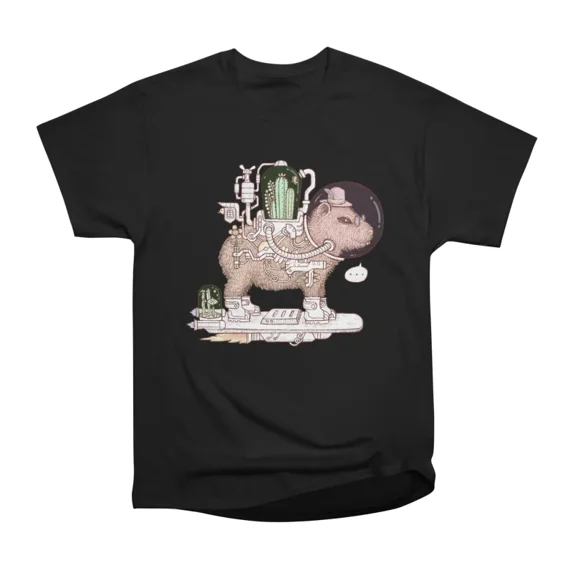 capybara space suit T-Shirt Tee Gift For Him Merch For Her Apparel For ...