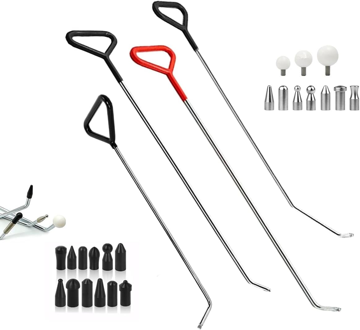 **car dent repair rods stainless steel tools paintless dent repair kits ...