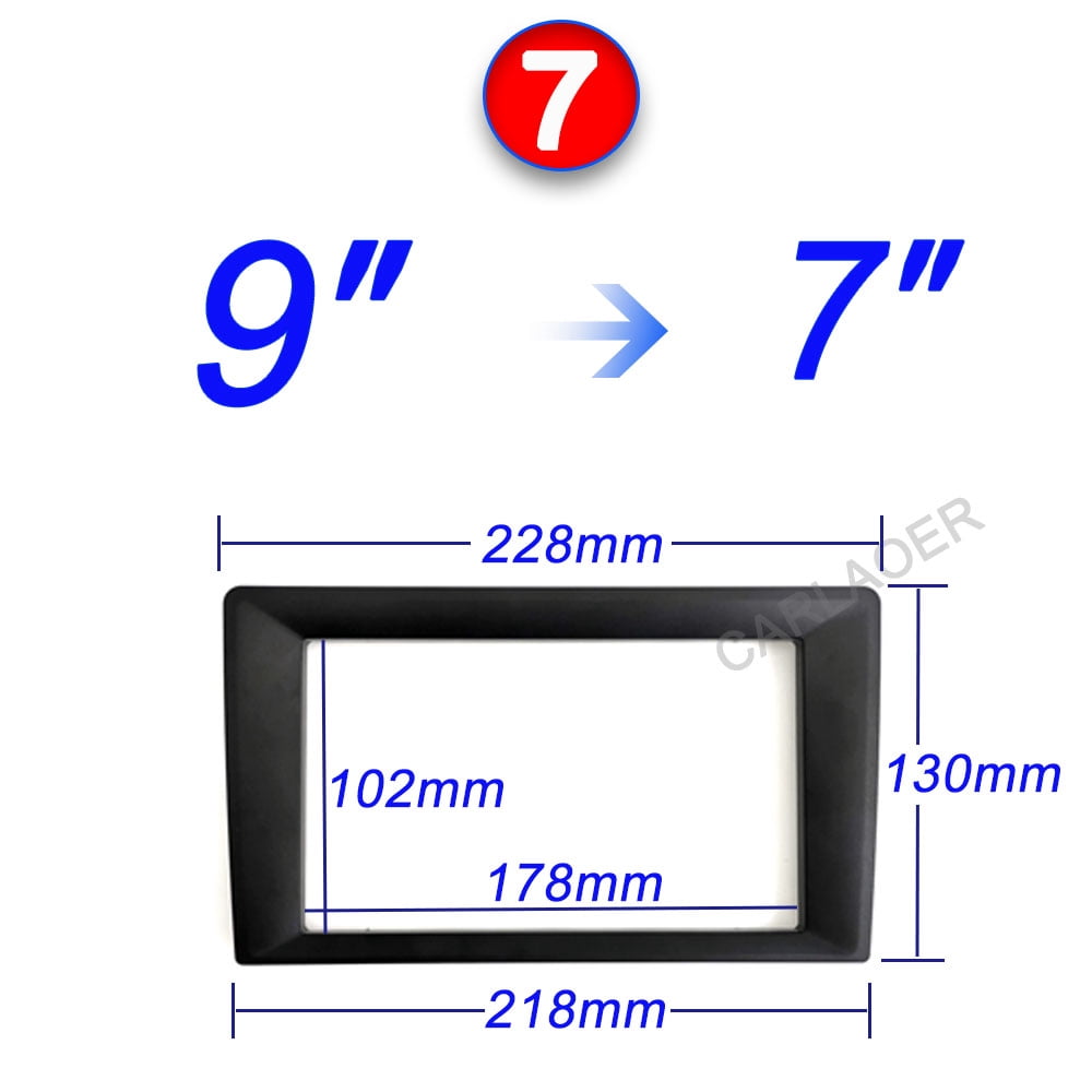 car frame for Universal 2 Din auto radio / android player Frame ...