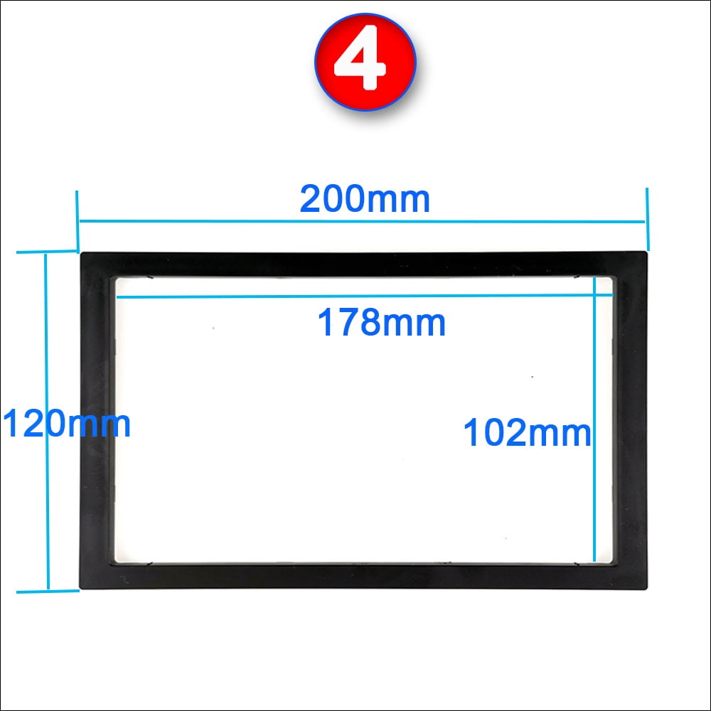 car frame for Universal 2 Din auto radio / android player Frame ...