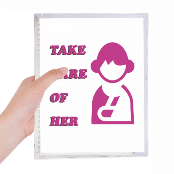 care women injury body notebook loose diary refillable journal statiry ...