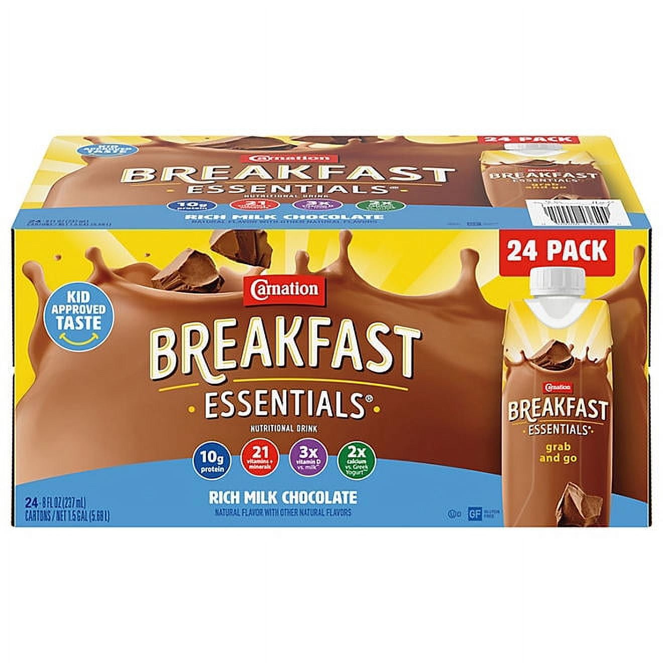 Carnation Breakfast Essentials High Protein Nutritional Drink Shakes ...