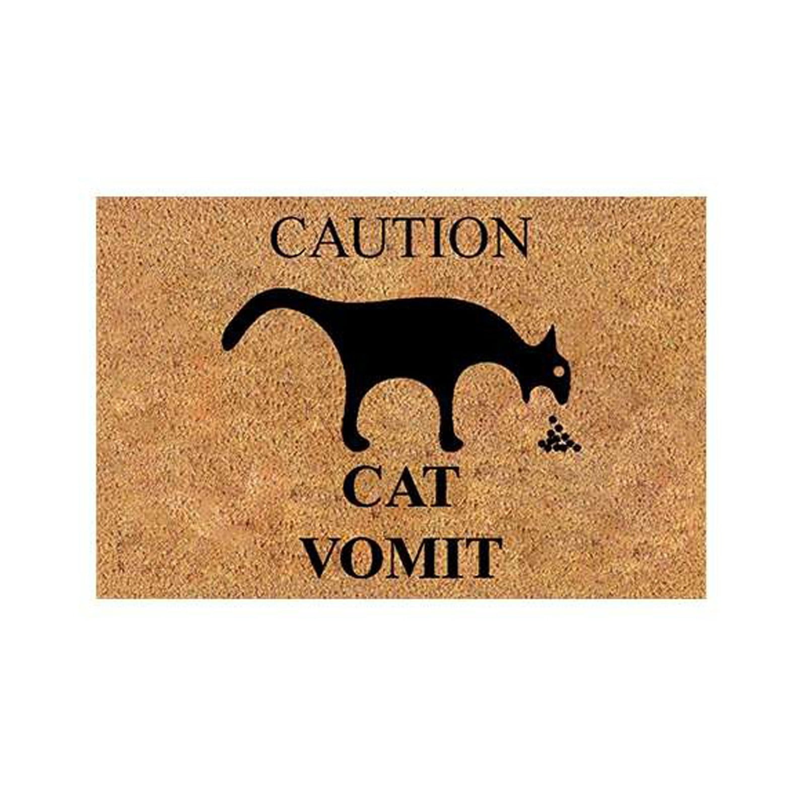 carpet Cat Vomit Sign Doormat Dog Vomit Sign Welcome Doormat Cat ...