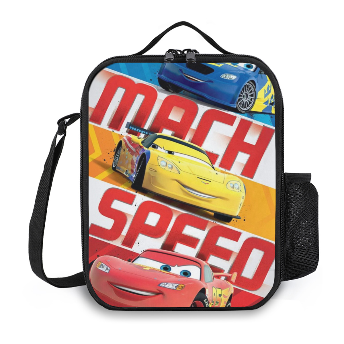 cars Cartoon Insulated Lunch Box Unisex Reusable Lunch Box Square ...
