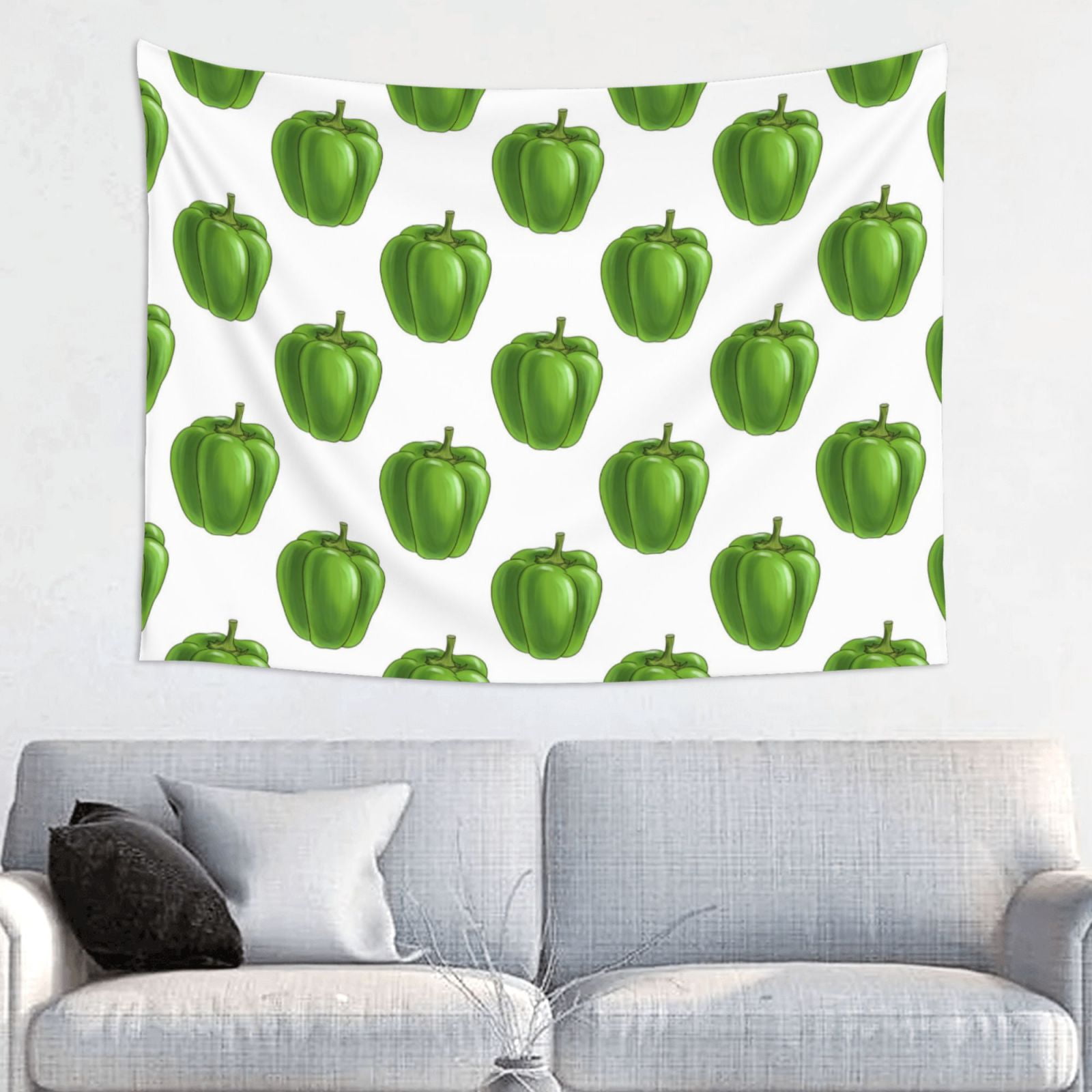 cartoon Bell Pepper Tapestry Home Decor Tapestry Wall Hanging ...