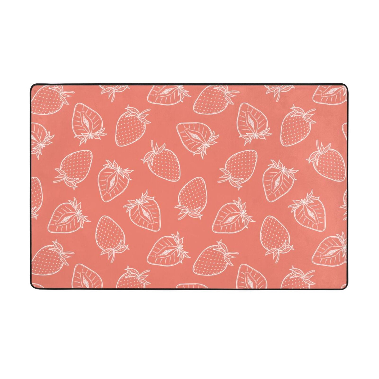 cartoon Strawberry Artistic Universal Door Mat Indoor Entrance, 60×39 ...