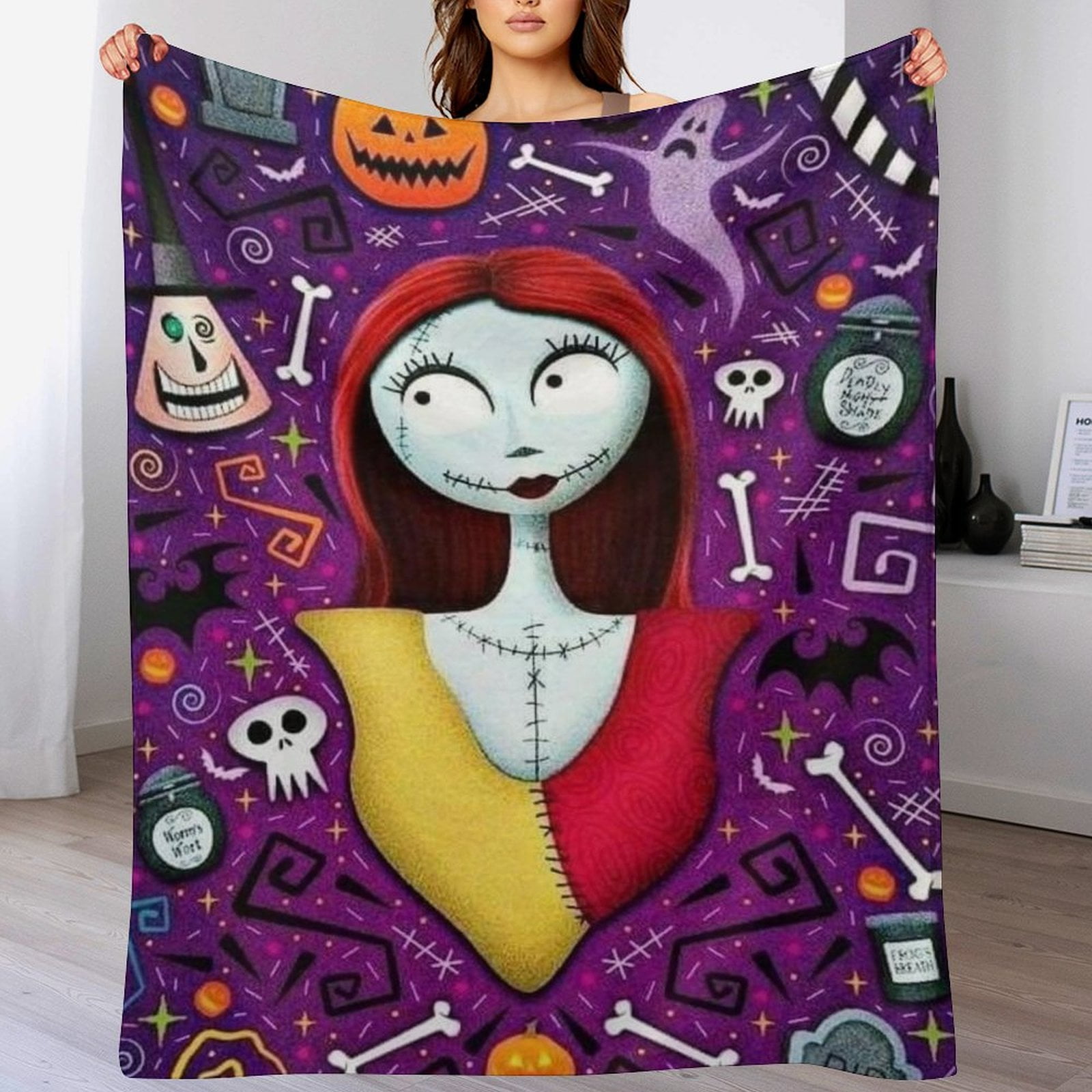 cartoon The Nightmare Before Christmas Soft Anti-Pill Flannel anime ...