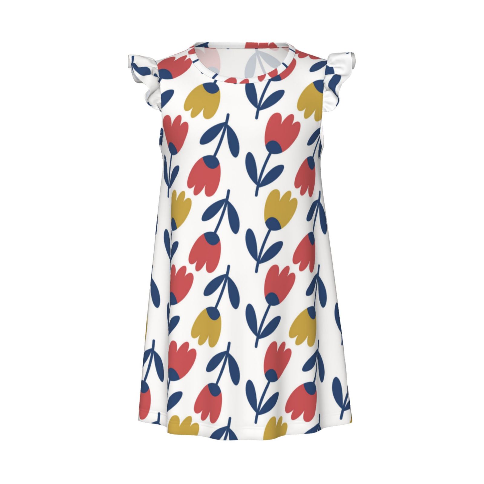 cartoon flowers_A Girls Nightgowns, Pajamas for Girls, Soft Flutter ...