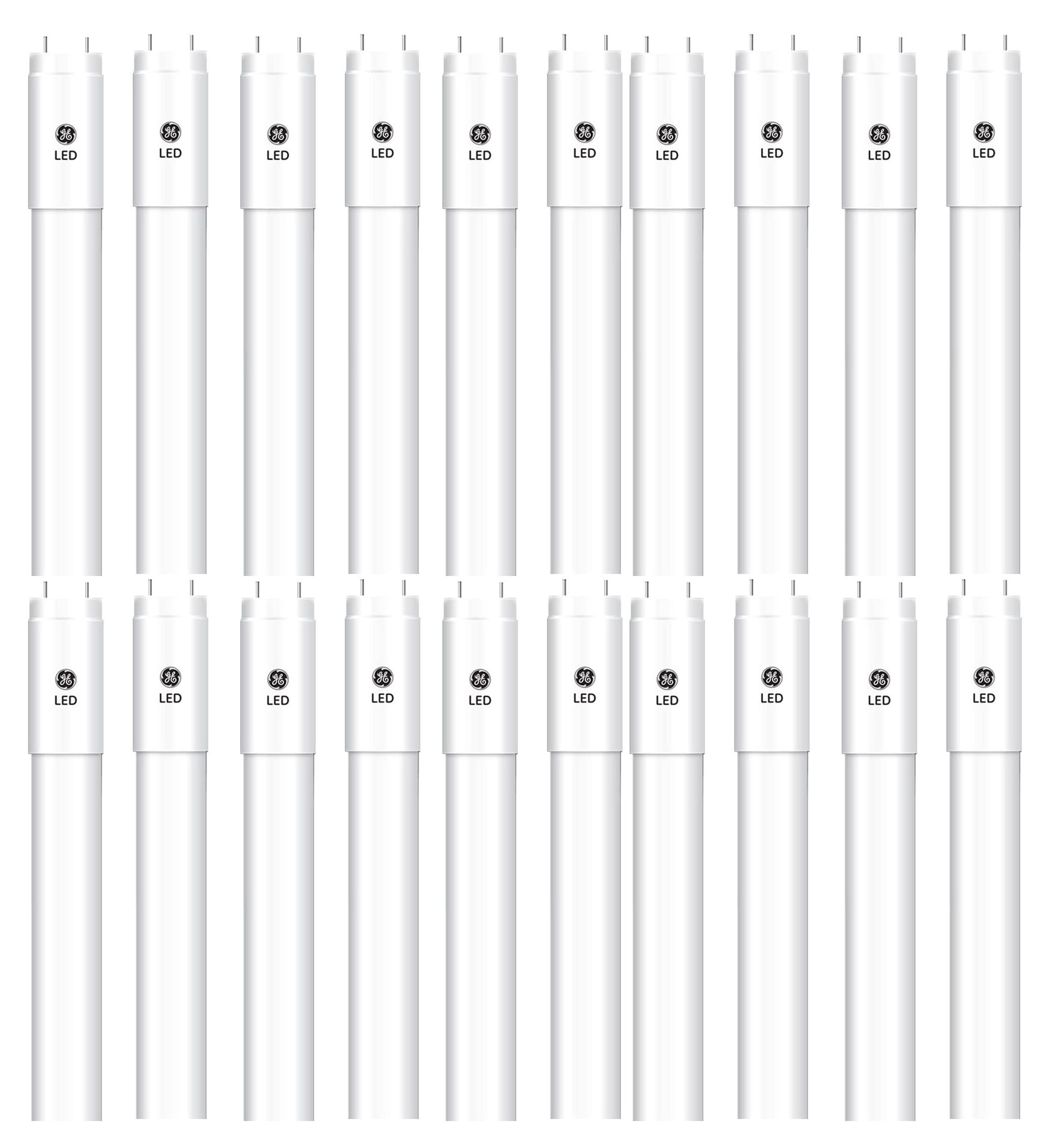 (case of 20) GE 34300 LED Tube T8, 48 inches, Type A Plug and Play ...