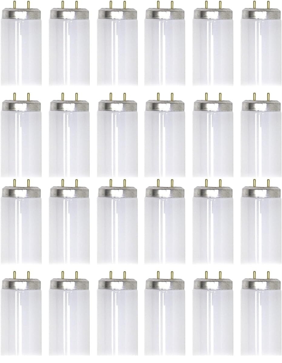 (case of 24) GE 64242 - F30T12/D/RS Straight T12 Fluorescent Tube Light ...