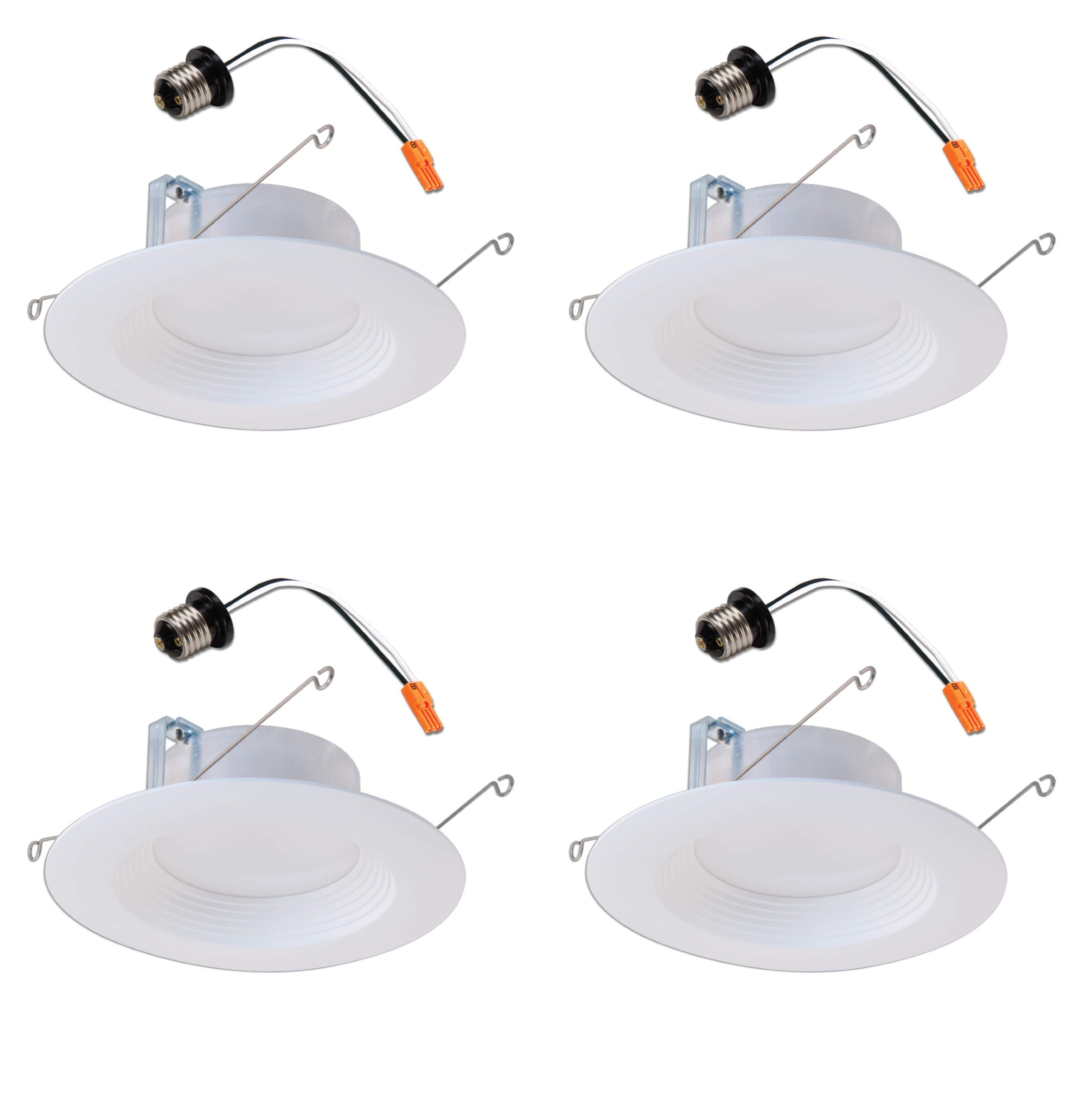 (case of 4) Halo 5-inch and 6-inch Integrated LED Recessed Ceiling ...