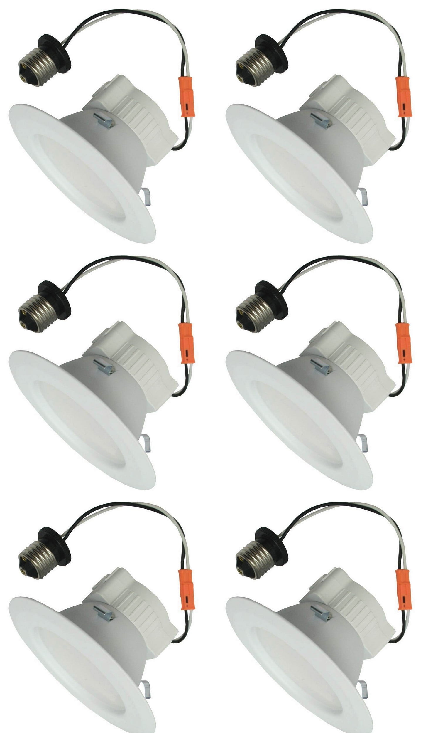 GE 4 inch LED Recessed Light Replacement, 4000K, Dimmable, Wet Rated ...