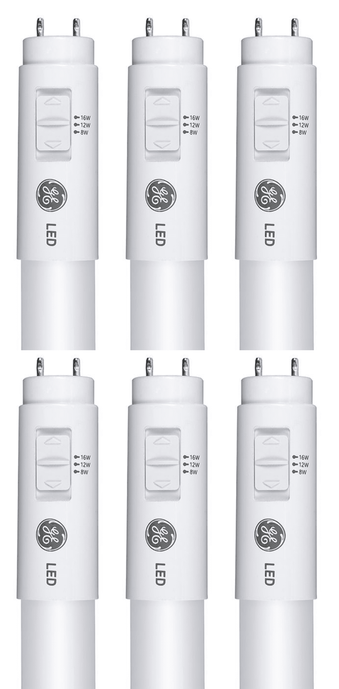 (case of 6) GE Lighting 93301824 LED Tube T8, 48 inch, SpectraChoice ...