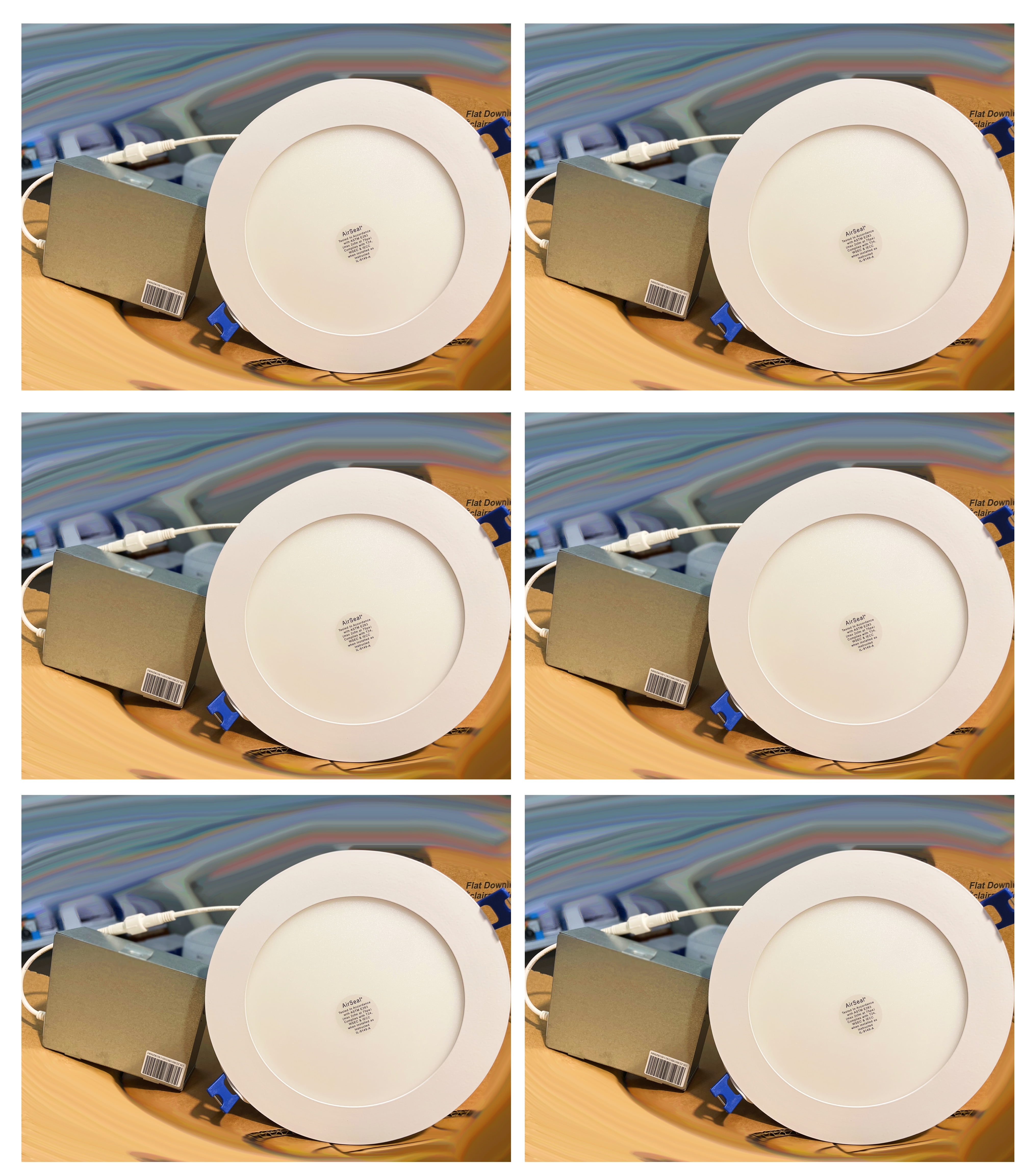 (case of 6) Philips Lightolier FD6R LED Flat Downlight, CCT selector ...