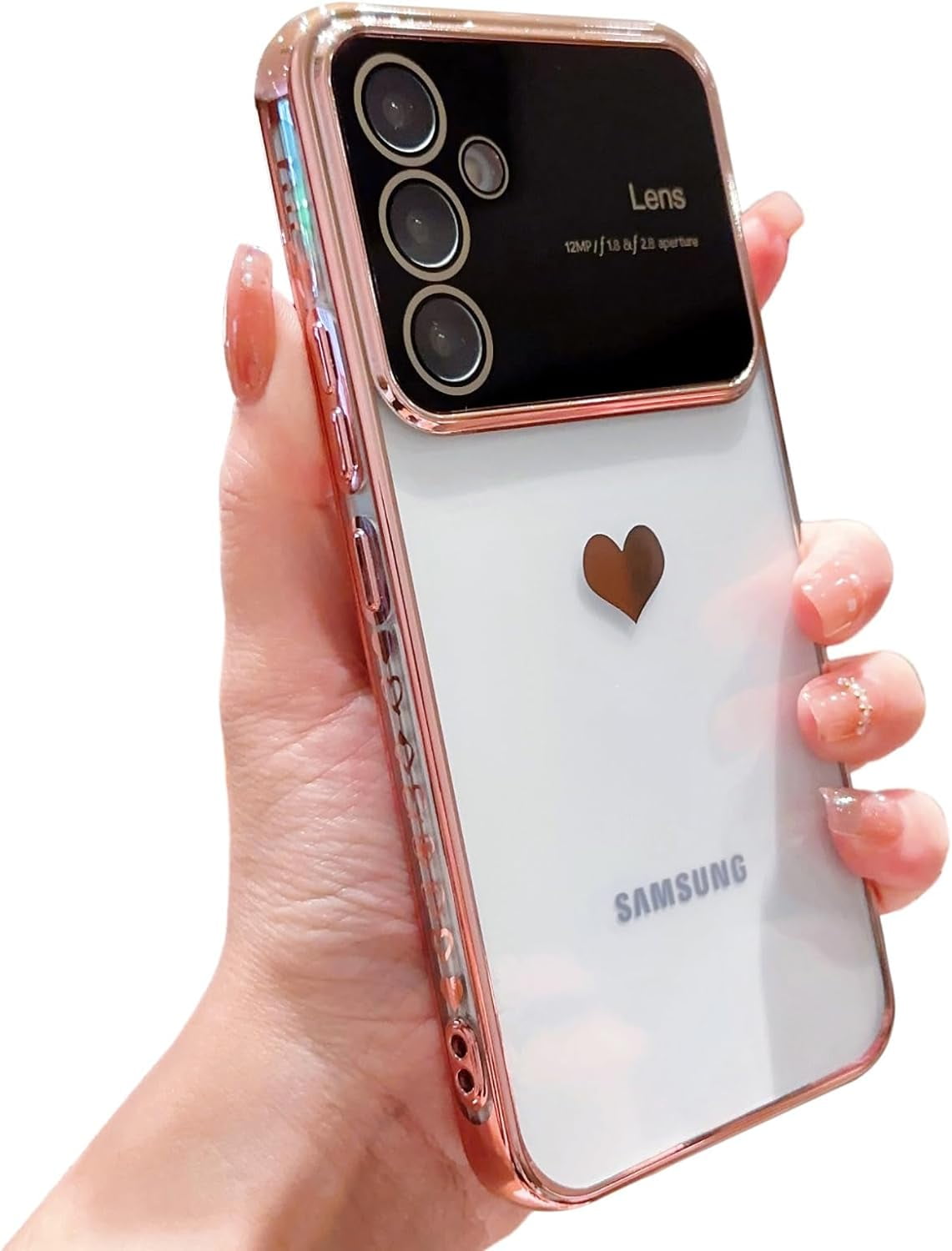 case for Samsung Galaxy S23 FE Case for Women Girls with Camera Lens ...