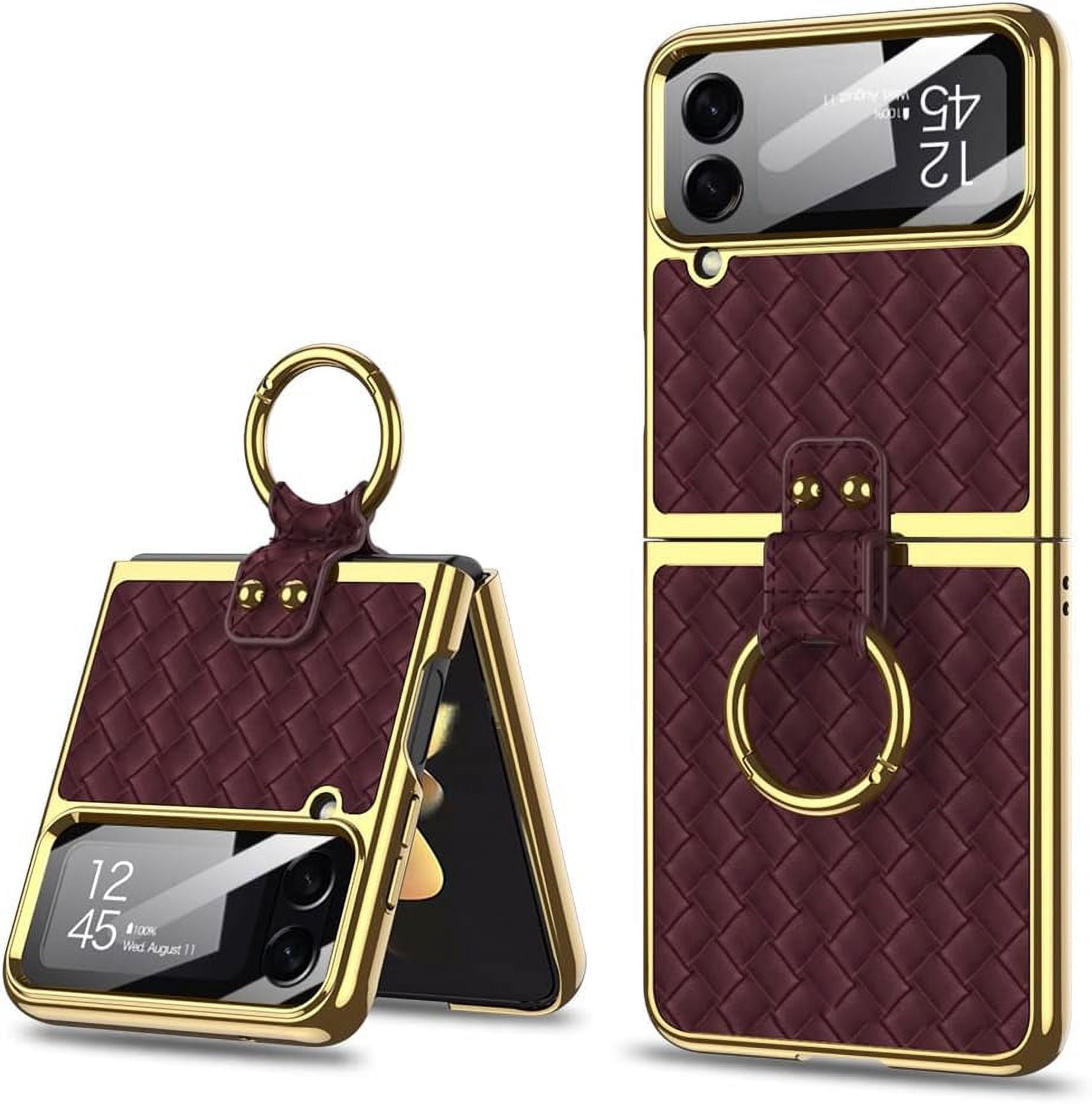 case for Samsung Z Flip 4 Case with Ring, Galaxy Z Flip 4 Case with ...