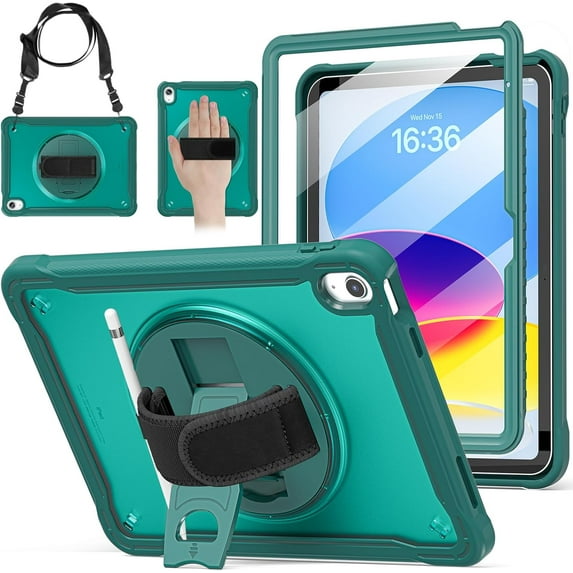 case for iPad (A16) 11th/10th Generation 11/10.9 inch 2025/2022,Rugged ...