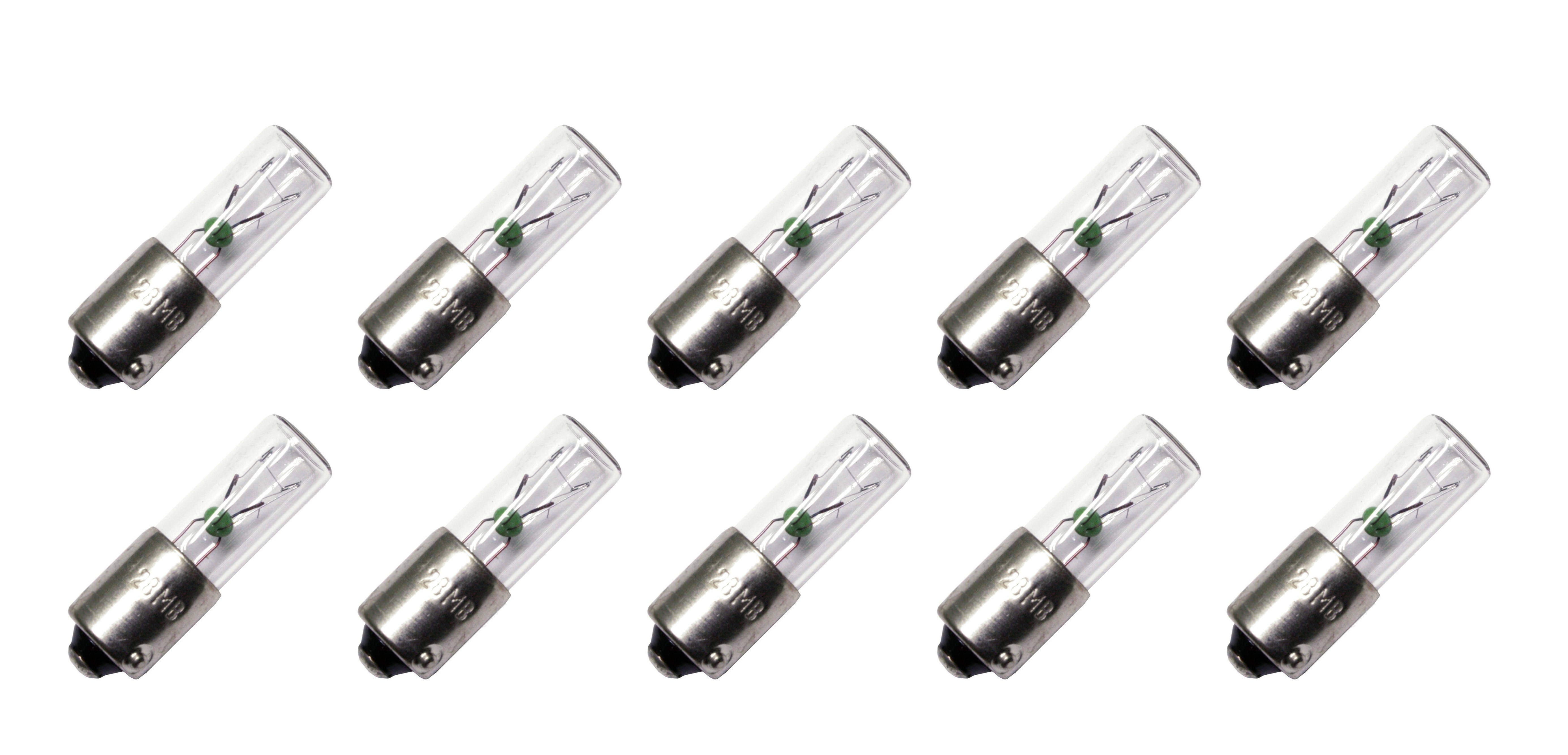 (case of 10) GE 12761 - TEL/28MB Miniature Automotive Light Bulb, 1 ...